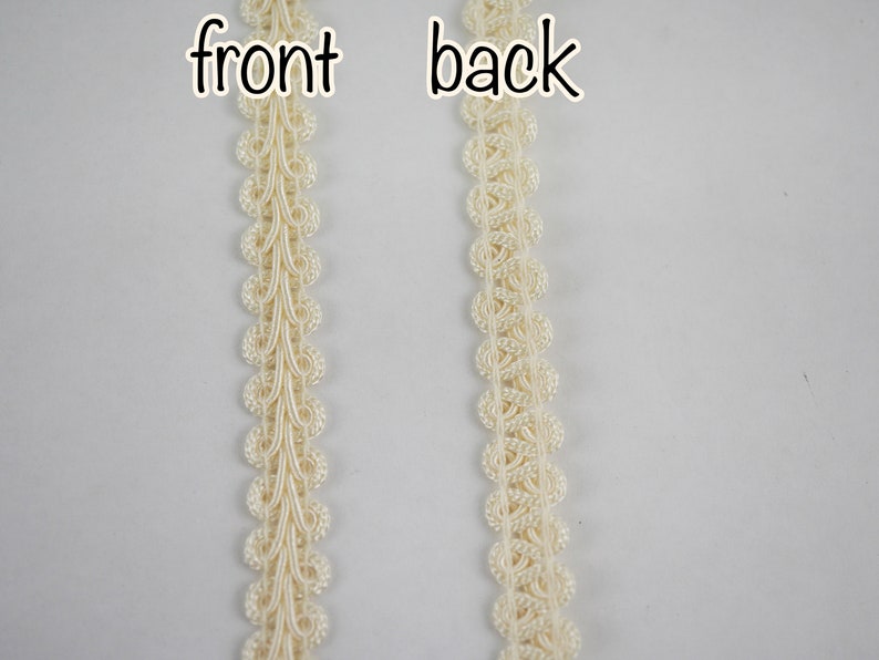 5 Yards 3/8 Cream Gimp Braided Trim Gimp Braid Braided - Etsy