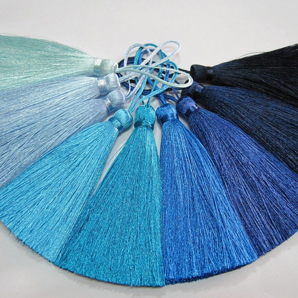 Blue Tassel Garland - Etsy