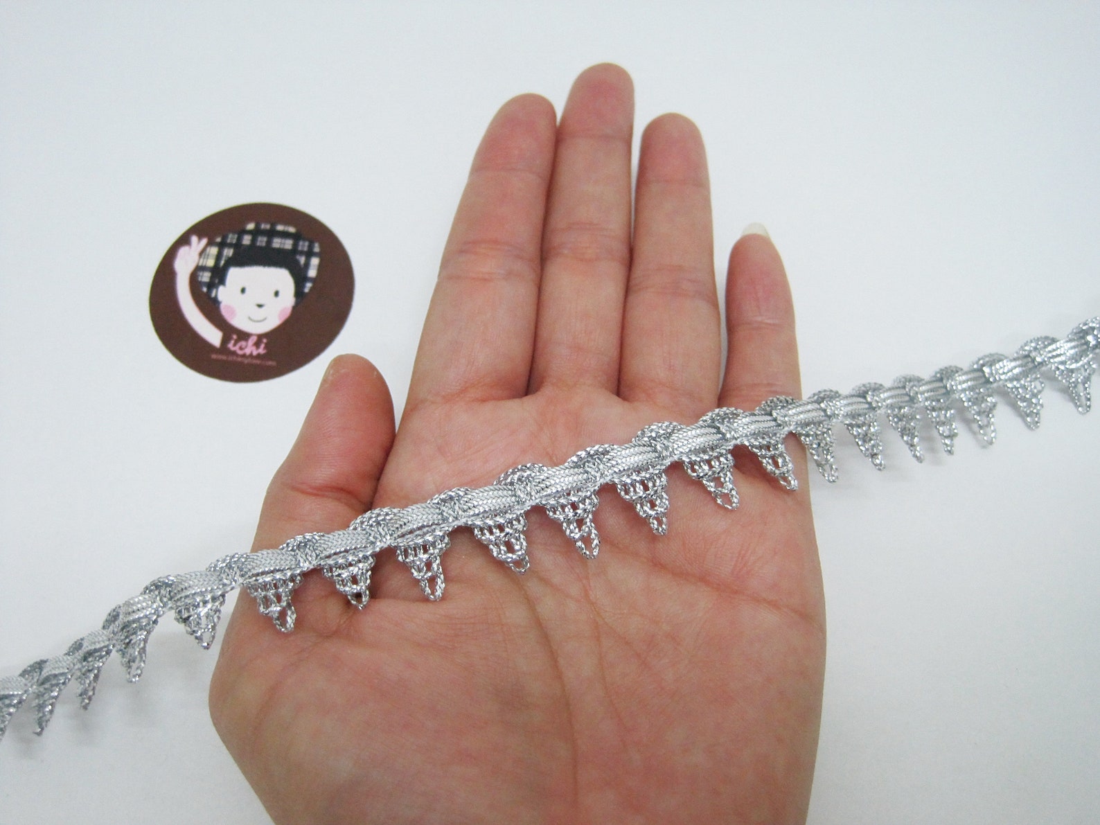 5 Yards 5/8 Silver Metallic Braided Trim Gimp Braid | Etsy