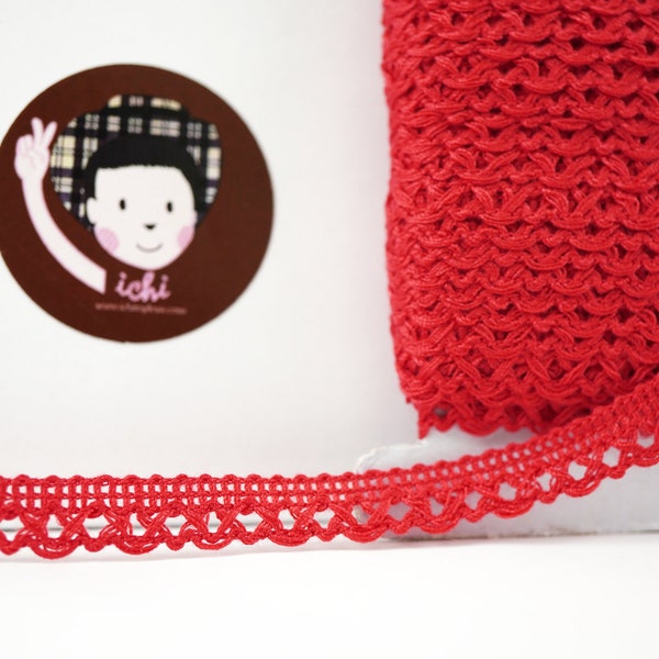 Red Lace Trim - Etsy