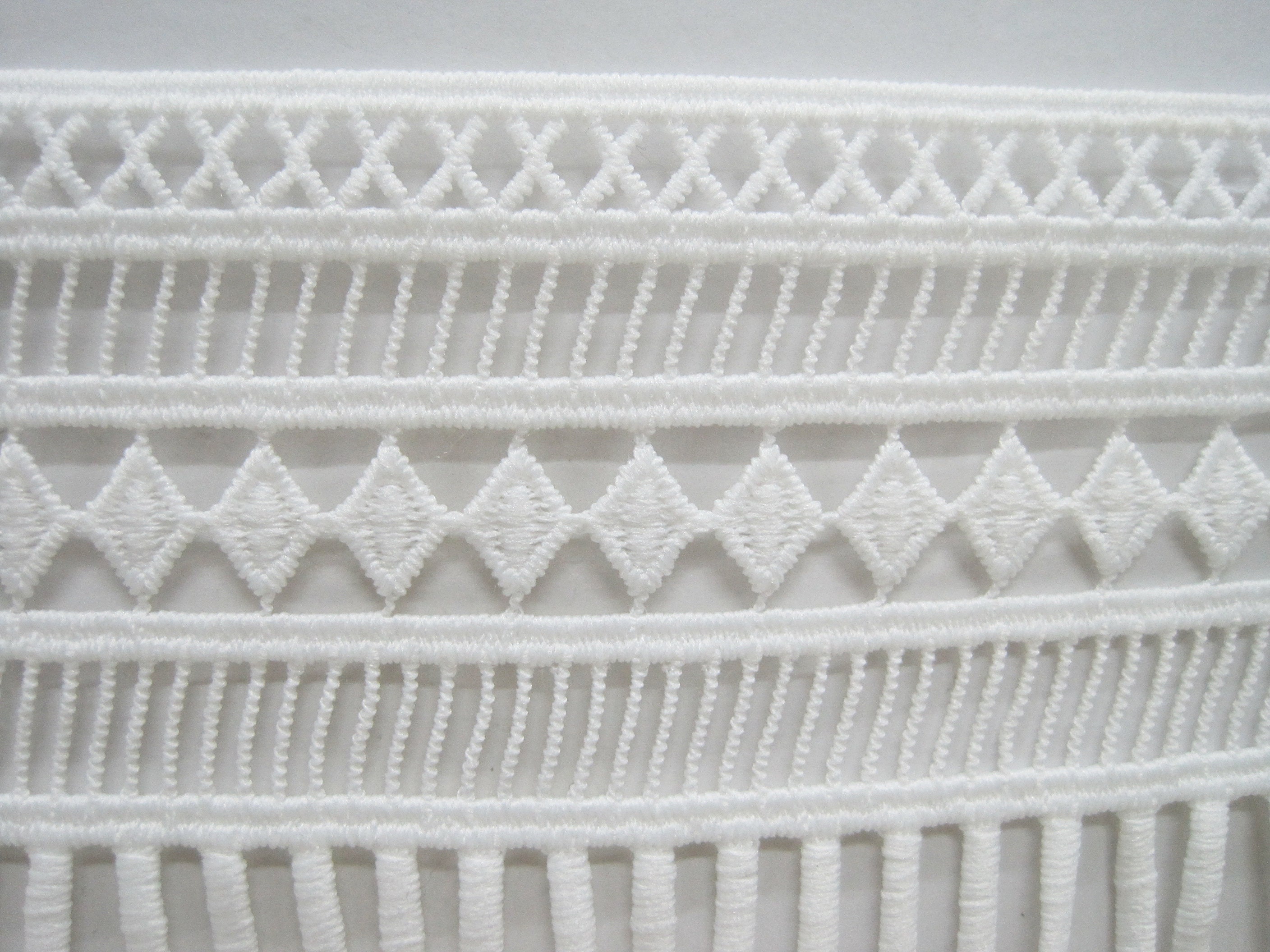 1 Yard 7-3/4 White Cotton Tassel Trim White Trim - Etsy