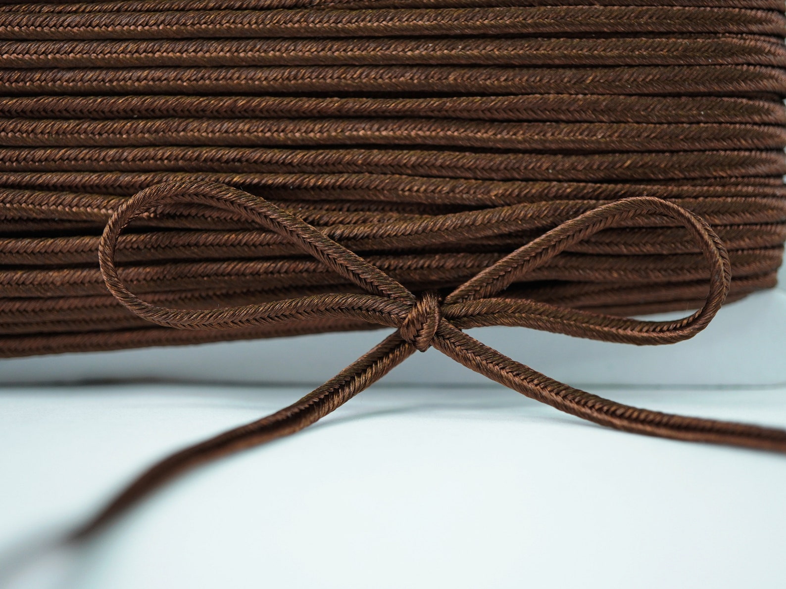 5 Yards 3 Mm Dark Brown Soutache Braid Braided Cord Soutache - Etsy