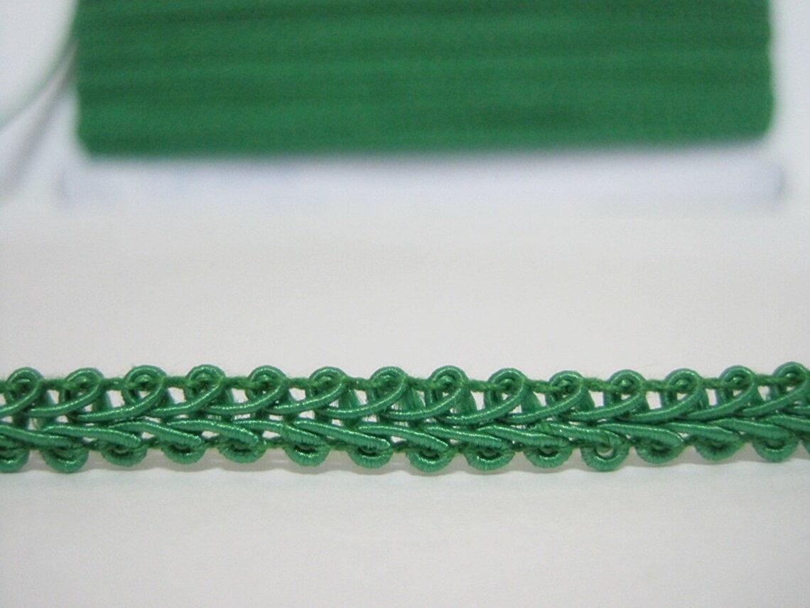 5 Yards 3/16 Green Gimp Braided Trim Gimp Braid | Etsy