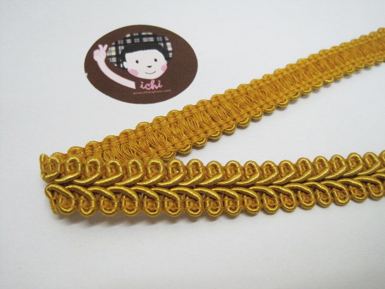 5 Yards 9/16 Classic Gold Gimp Braided Trim Gimp Braid | Etsy