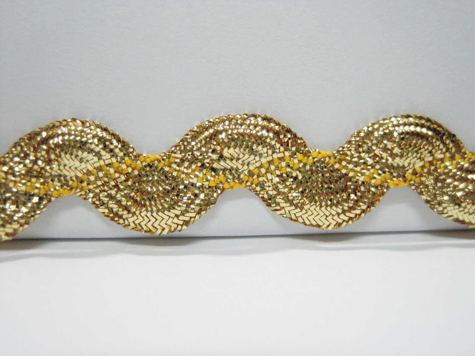 5 Yd 1/2 Light Gold Metallic Rick Rack Trim Gold Trim - Etsy