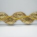 5 Yd 1/2" Light Gold Metallic Rick Rack Trim, Gold Trim, Gold Ric Rac ...