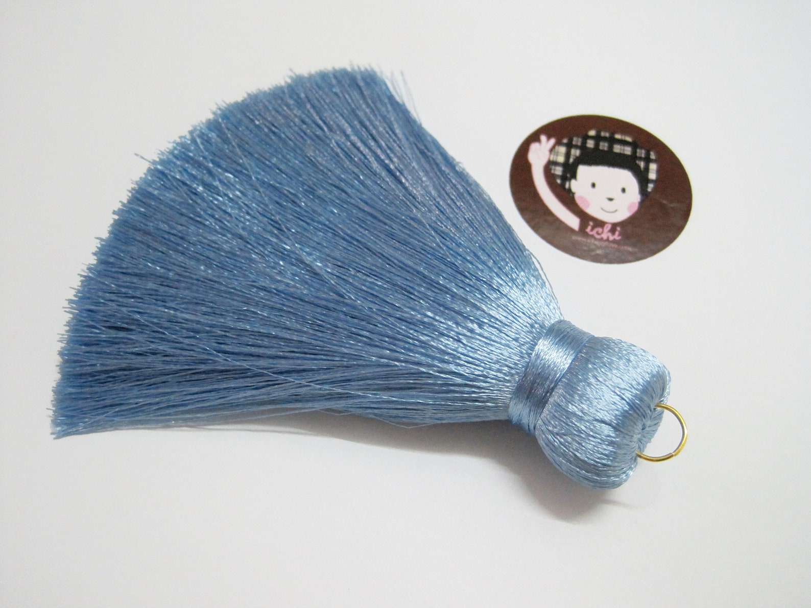 1 Pc Blue Big Tassel, Baby Blue Tassel, Wholesale Tassels, Jumbo Silk ...