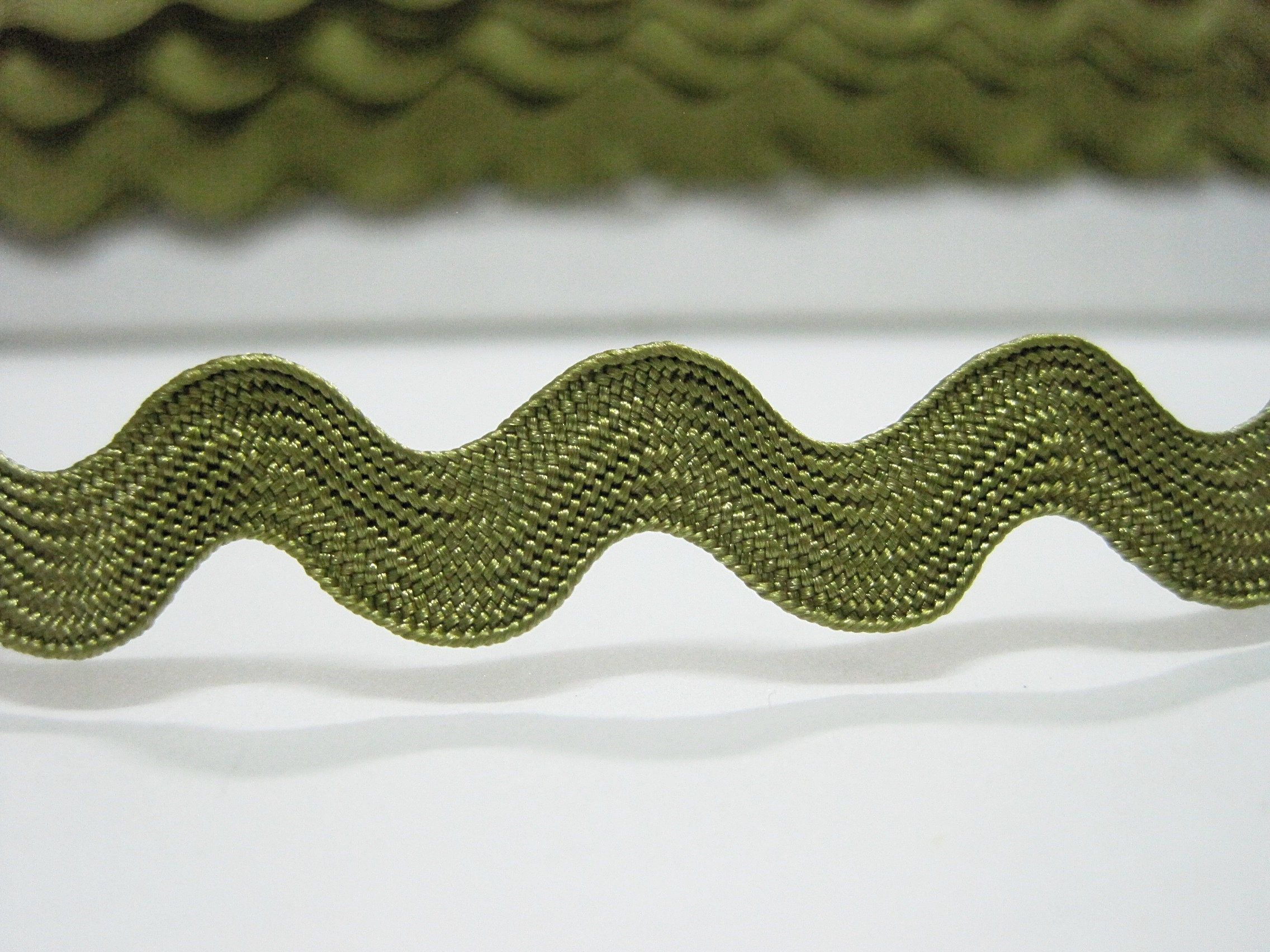 5 Yards 1/2 Olive Drab Green Rick Rack Trim Rick Rack - Etsy UK