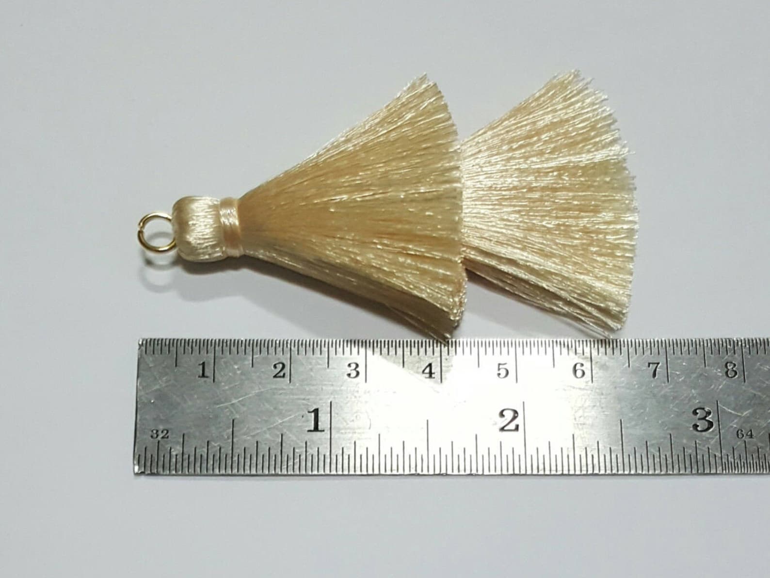 10 Pieces of Double Short Silk Tassel, Tiered Tassel, Stack Tassel ...