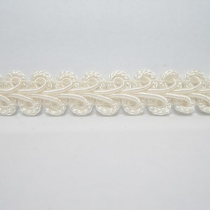 5 Yards 3/8 Cream Gimp Braided Trim Gimp Braid Braided | Etsy