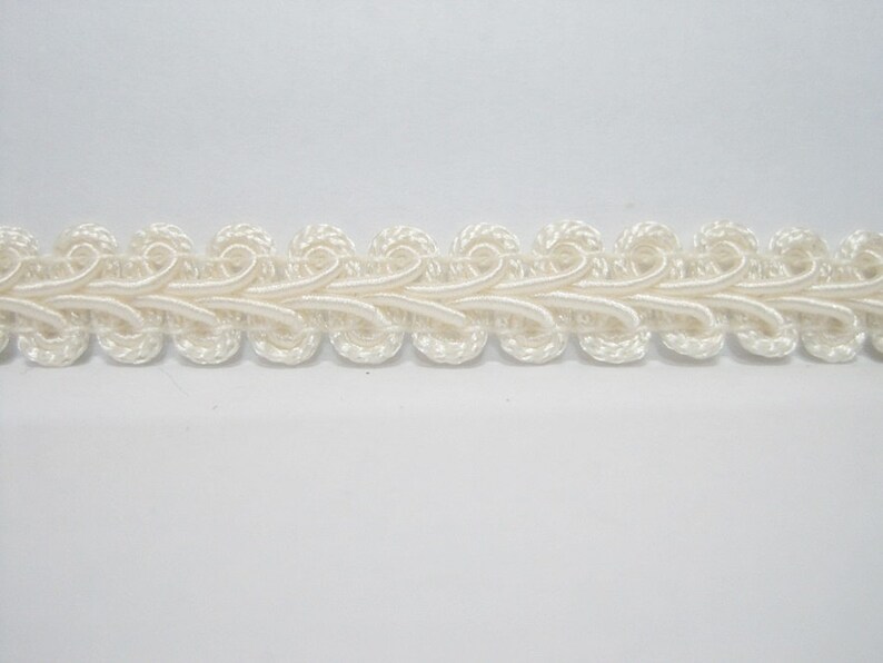 5 Yards 3/8 Cream Gimp Braided Trim Gimp Braid Braided | Etsy