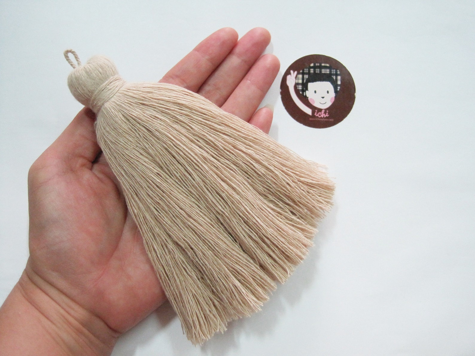 100% Brown Cotton Tassel Organic Cotton Tassel Cotton - Etsy