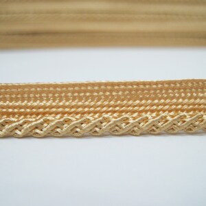 5 Yards Harvest Gold Lip Cord Piping, Edge Piping, Decorative Edging ...
