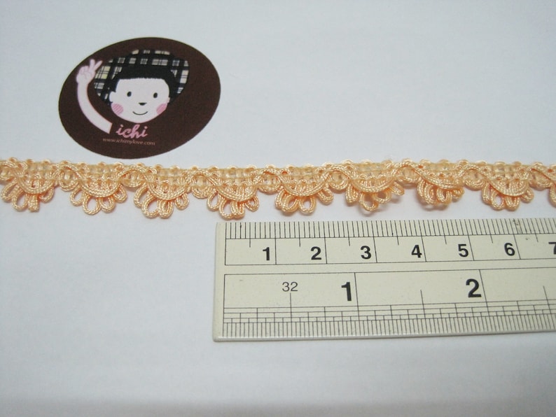 5 Yards Apricot Lace Trim Orange Lace Loop Trim Wholesale - Etsy