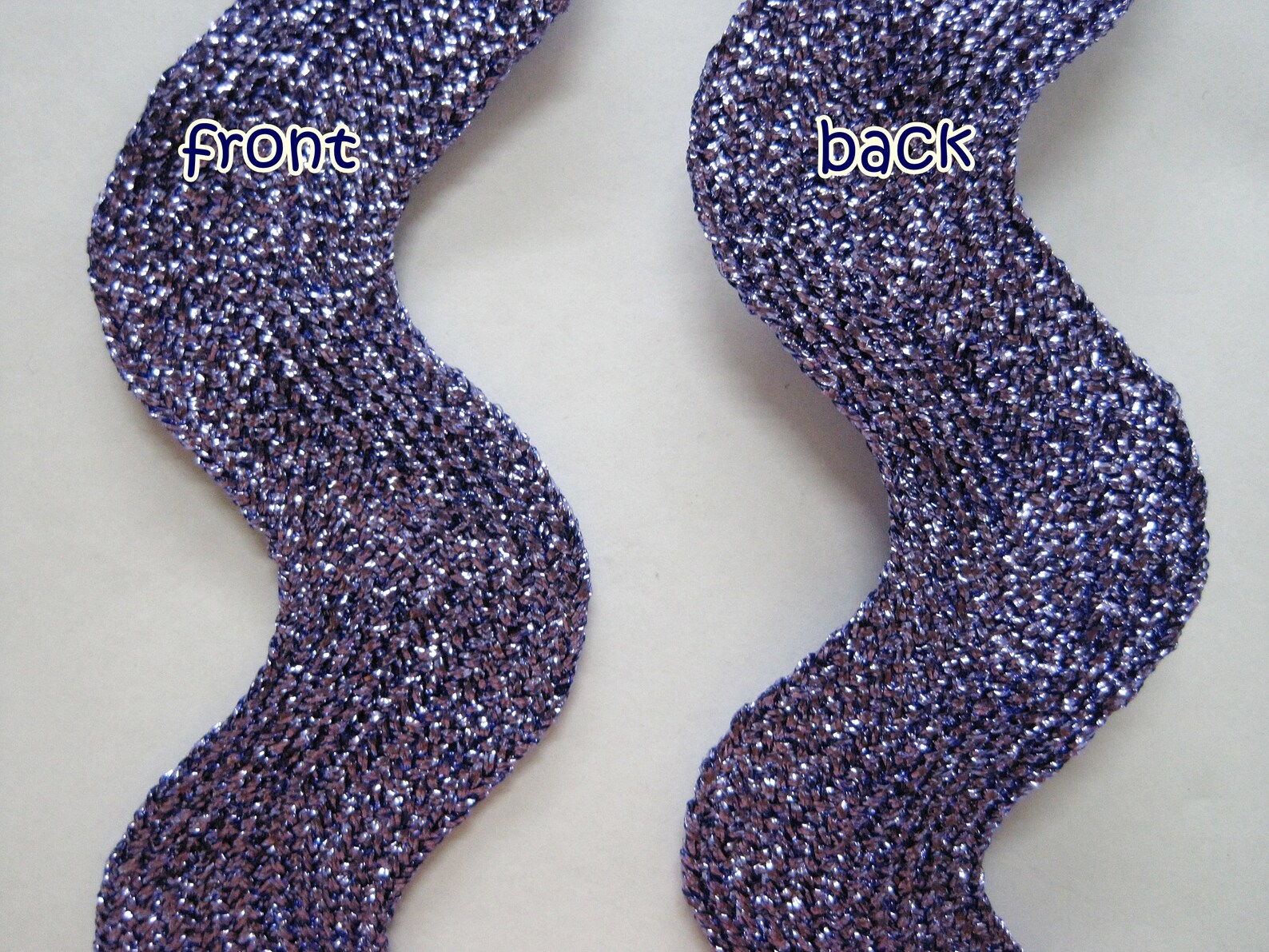 5 Yards Violet Jumbo Metallic Rick Rack Trim Metallic rick | Etsy
