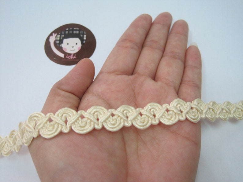 5 Yards Vanilla Braid Braided Trim Loop Trim Braided - Etsy