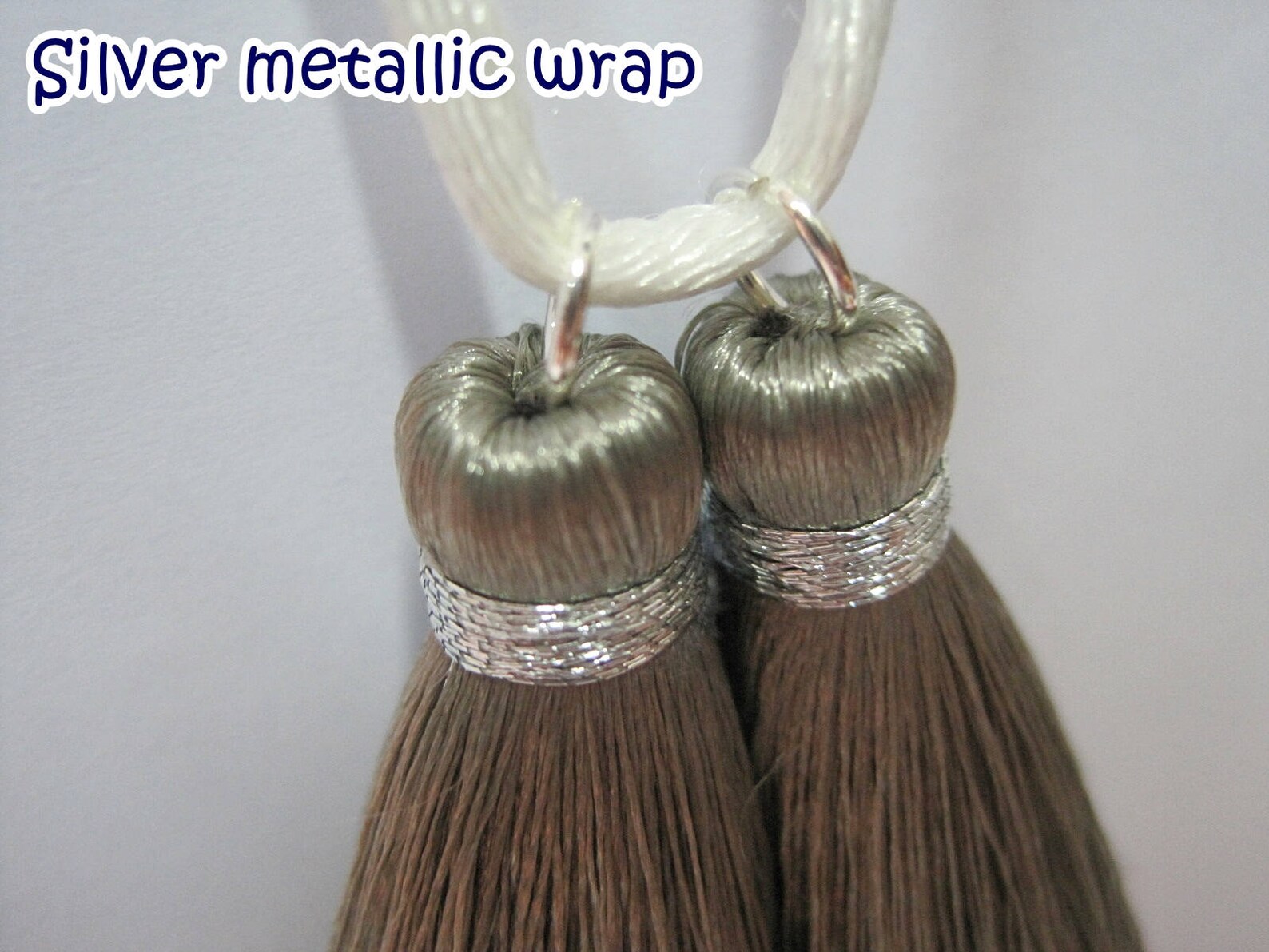 10 Pieces of Double Short Silk Tassel, Tiered Tassel, Stack Tassel ...