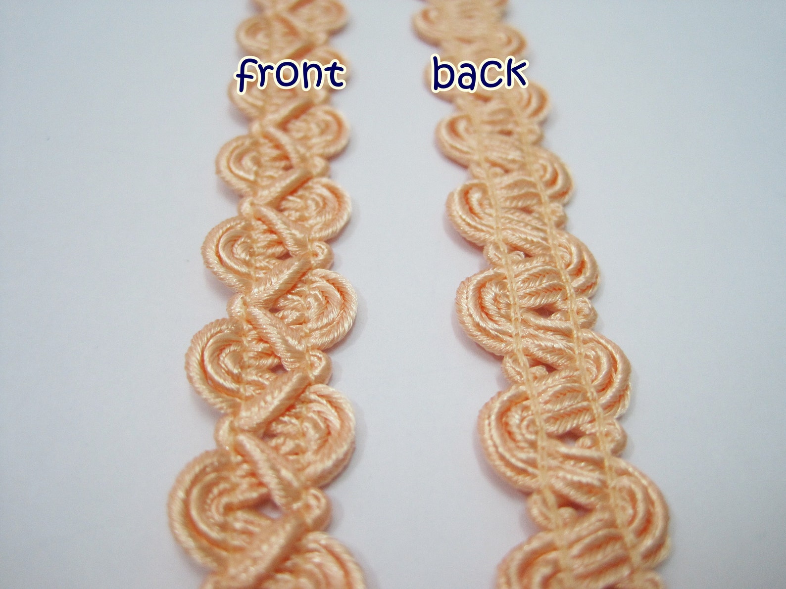 5 yards Orange Braid Braided Trim loop trim braided | Etsy