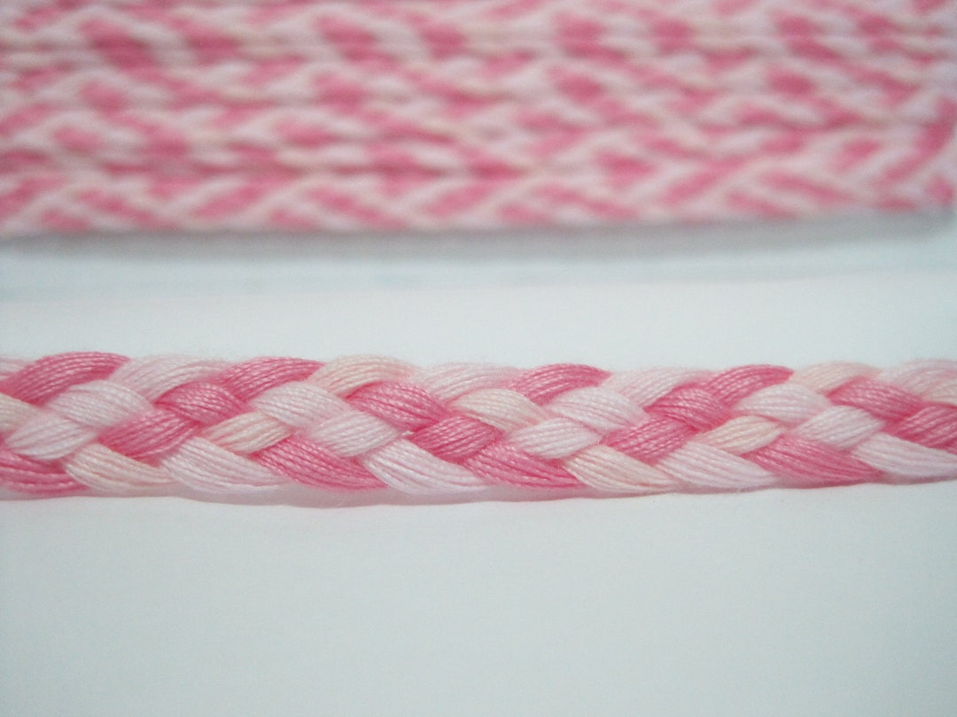 5 Yards Braided Trim, Multicolored Trim, Flat Braided Cord, Braided ...
