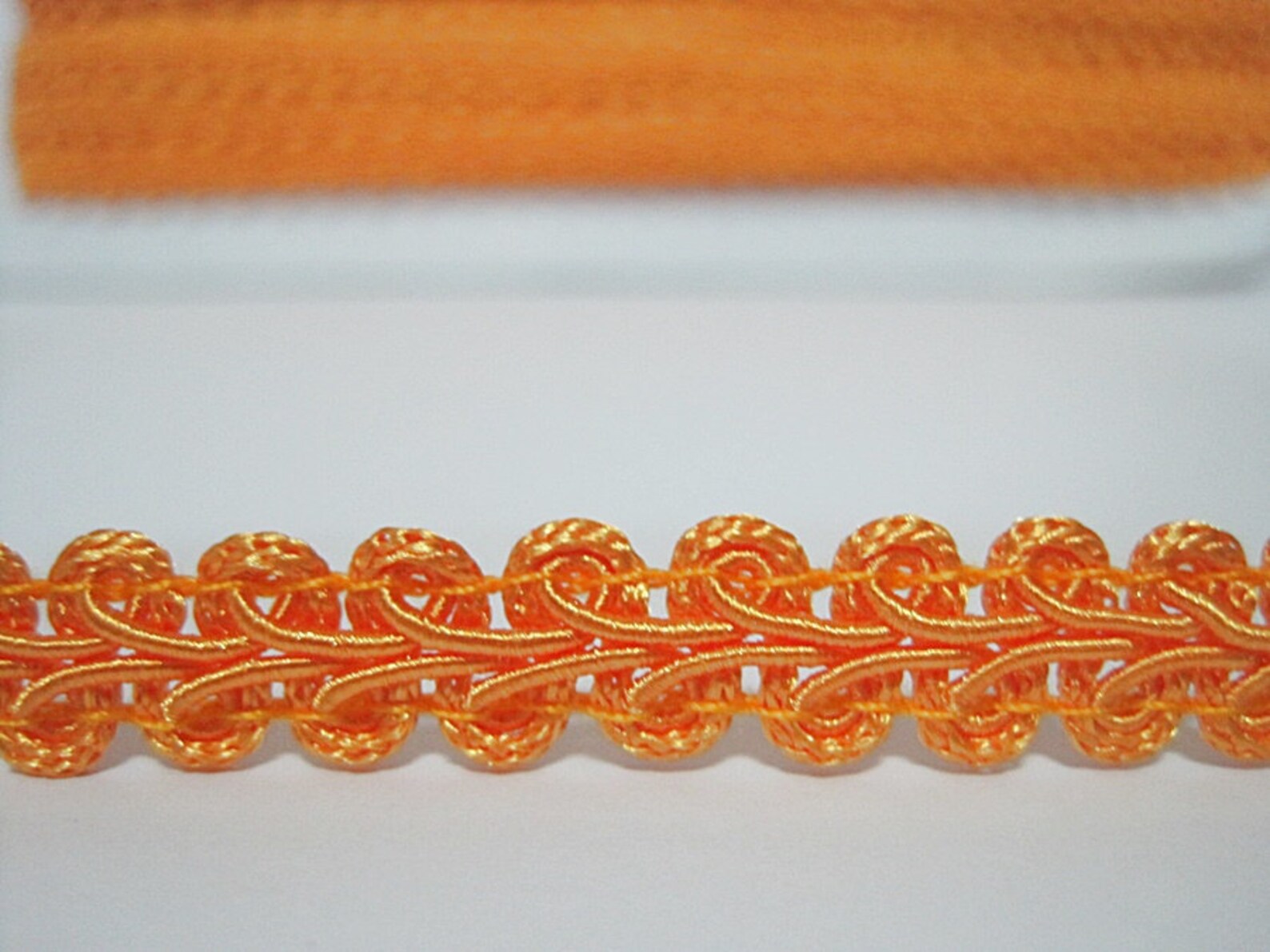 5 Yards 3/8 Orange Gimp Braided Trim Gimp Braid | Etsy