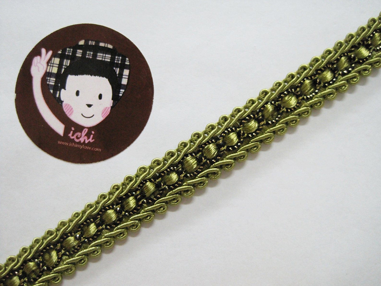 5 Yards 1/2 Olive Drab Green Gimp Braid Trim Gimp | Etsy