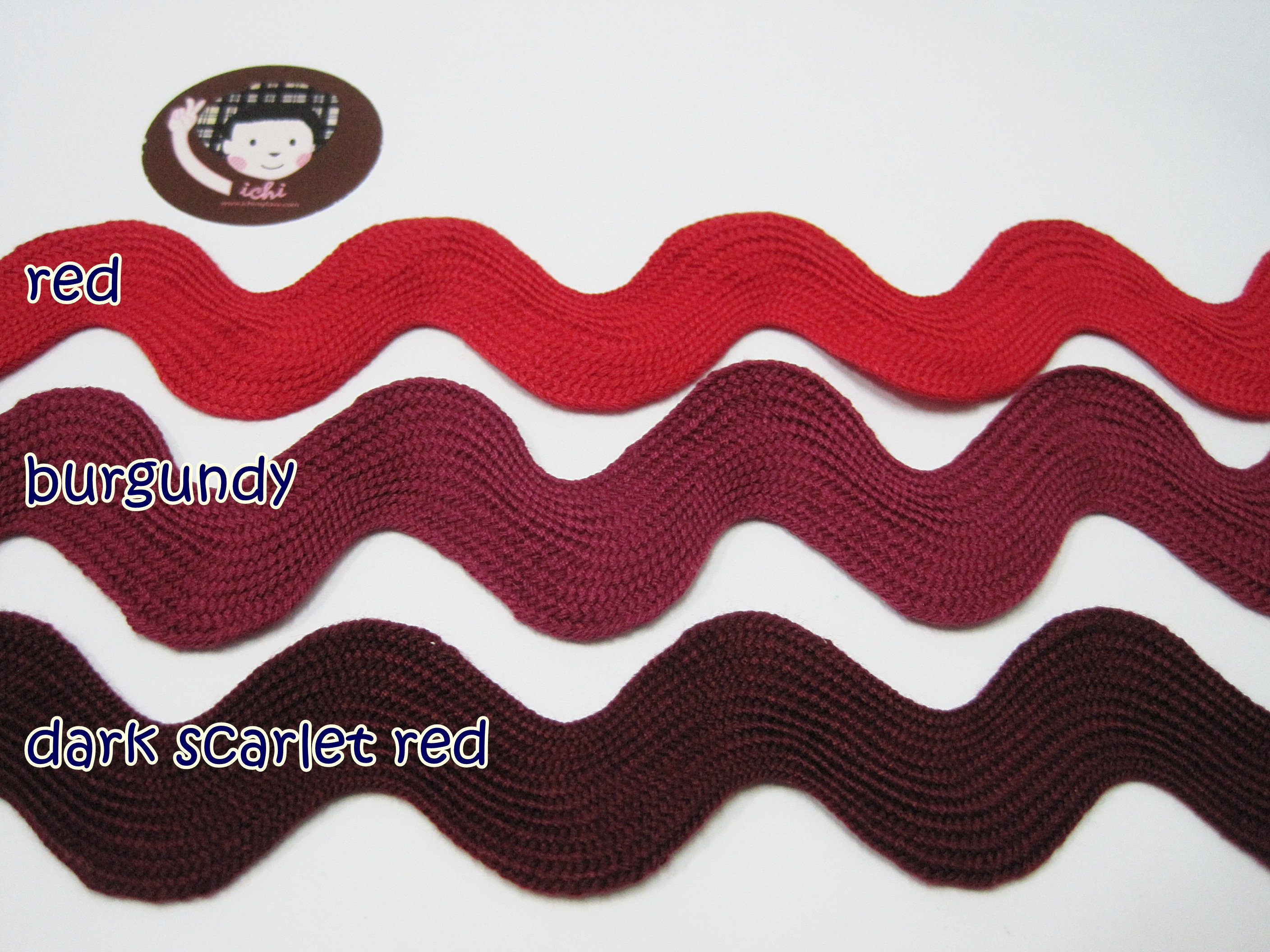 5 Yards Red Jumbo Rick Rack Trim, Red Rick Rack, Jumbo Ric Rac, Rick ...