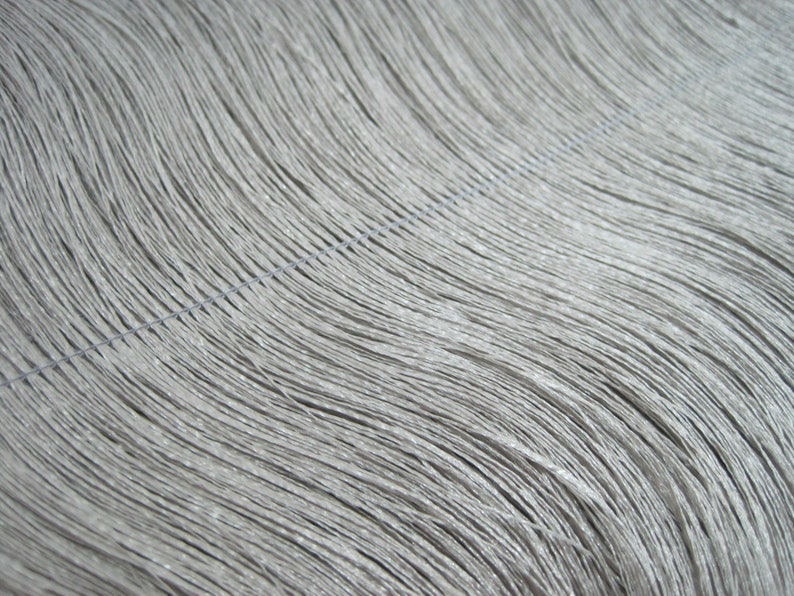 1 Yard 4 to 10 Silver Chainette Fringe Gray Trim | Etsy