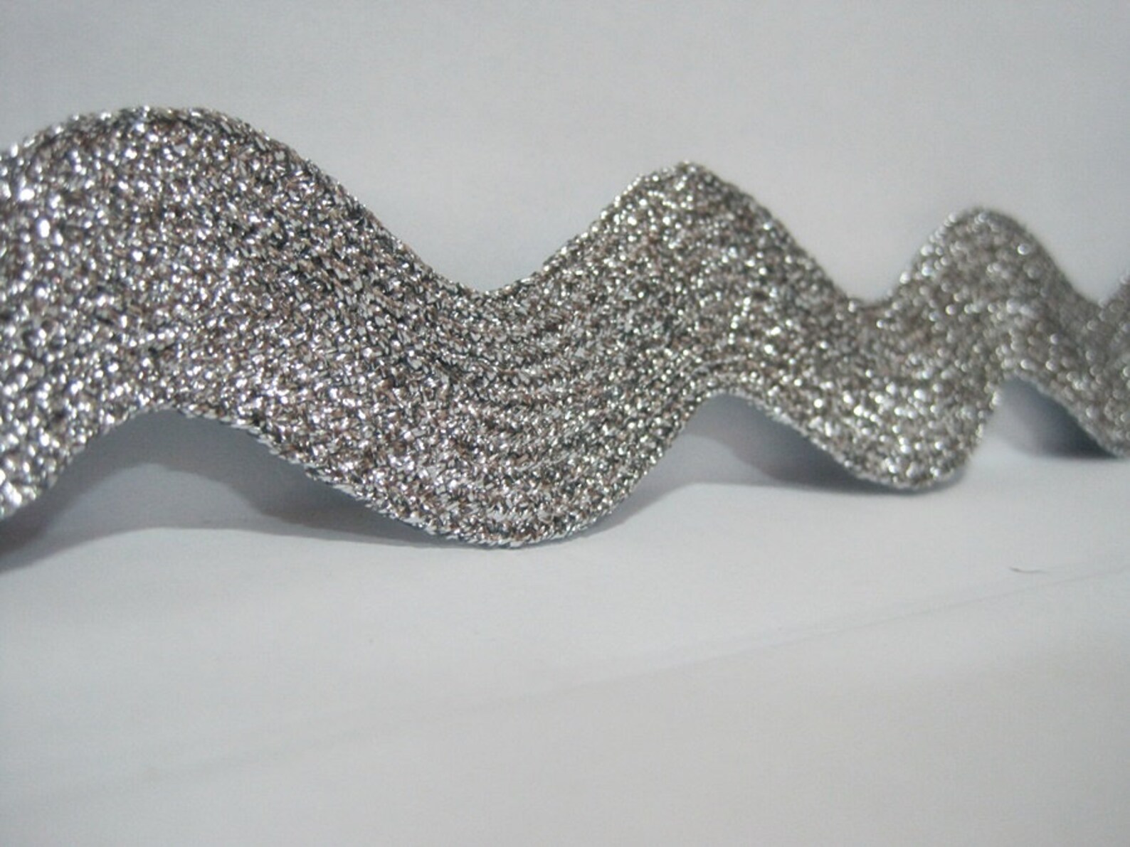 5 Yards Silver Jumbo Metallic Rick Rack Trim Metallic Rick | Etsy