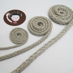 Linen Tubular Braid, Linen Cord, Linen Trim, Linen Ribbon, Linen Lace ...
