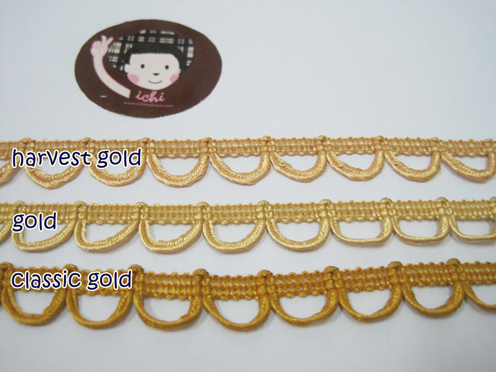 5 Yards Gold Loop Trim, Loop Trim, Braided Trim, Button Looping Trim ...