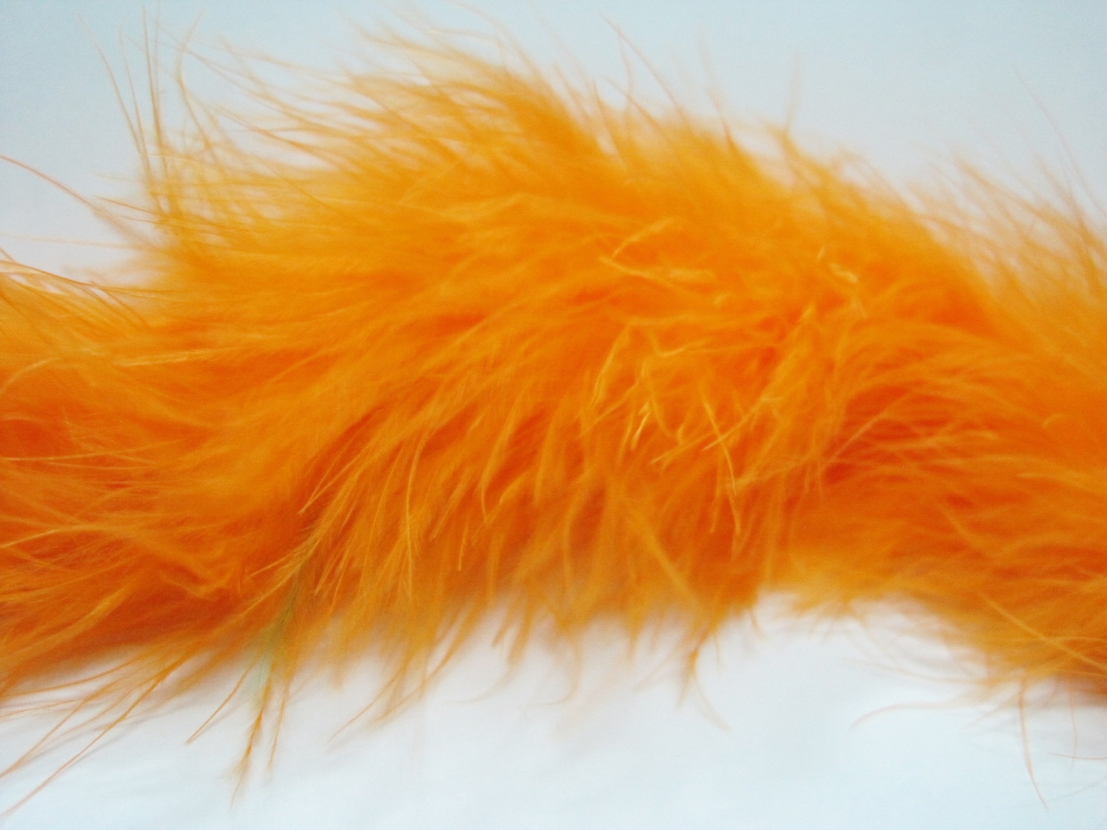 2 Yards 2.5" Orange Feather Trim - Etsy
