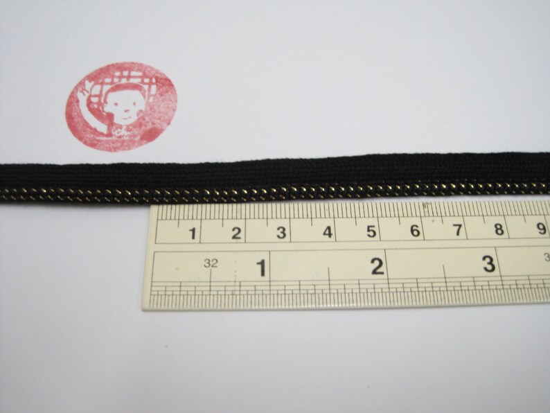 5 Yards Black Gold Metallic Lip Cord Piping Edge Piping - Etsy