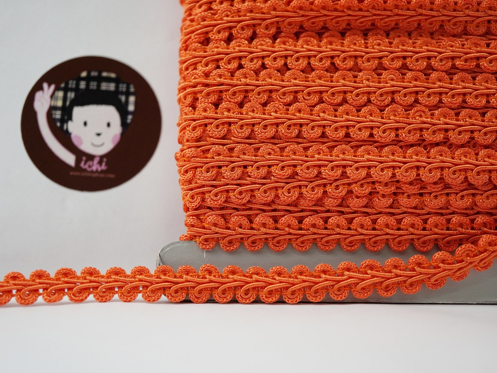 5 Yards 3/8 Orange-red Gimp Braided Trim Gimp Braid - Etsy