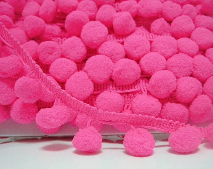 5 Yards Pink Loop Trim, Loop Trim, Braided Trim, Button Looping Trim ...