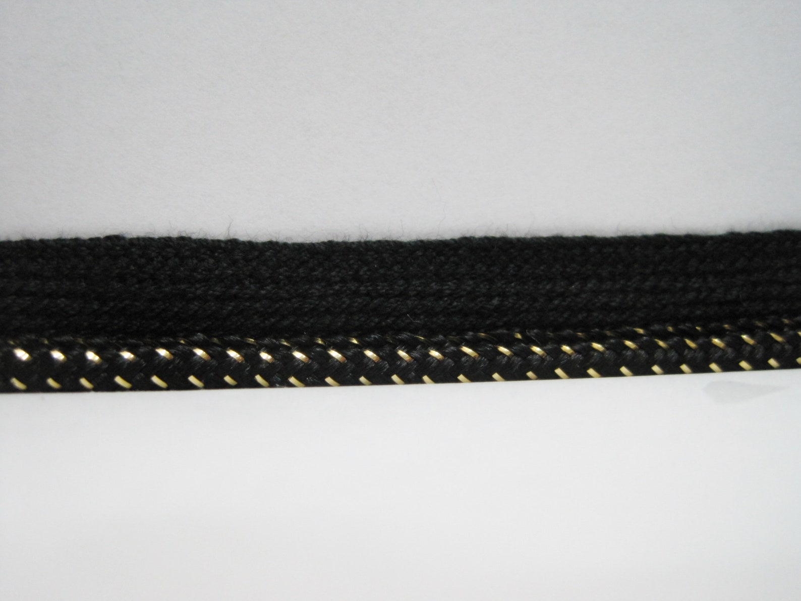 5 Yards Black Gold Metallic Lip Cord Piping Edge Piping - Etsy