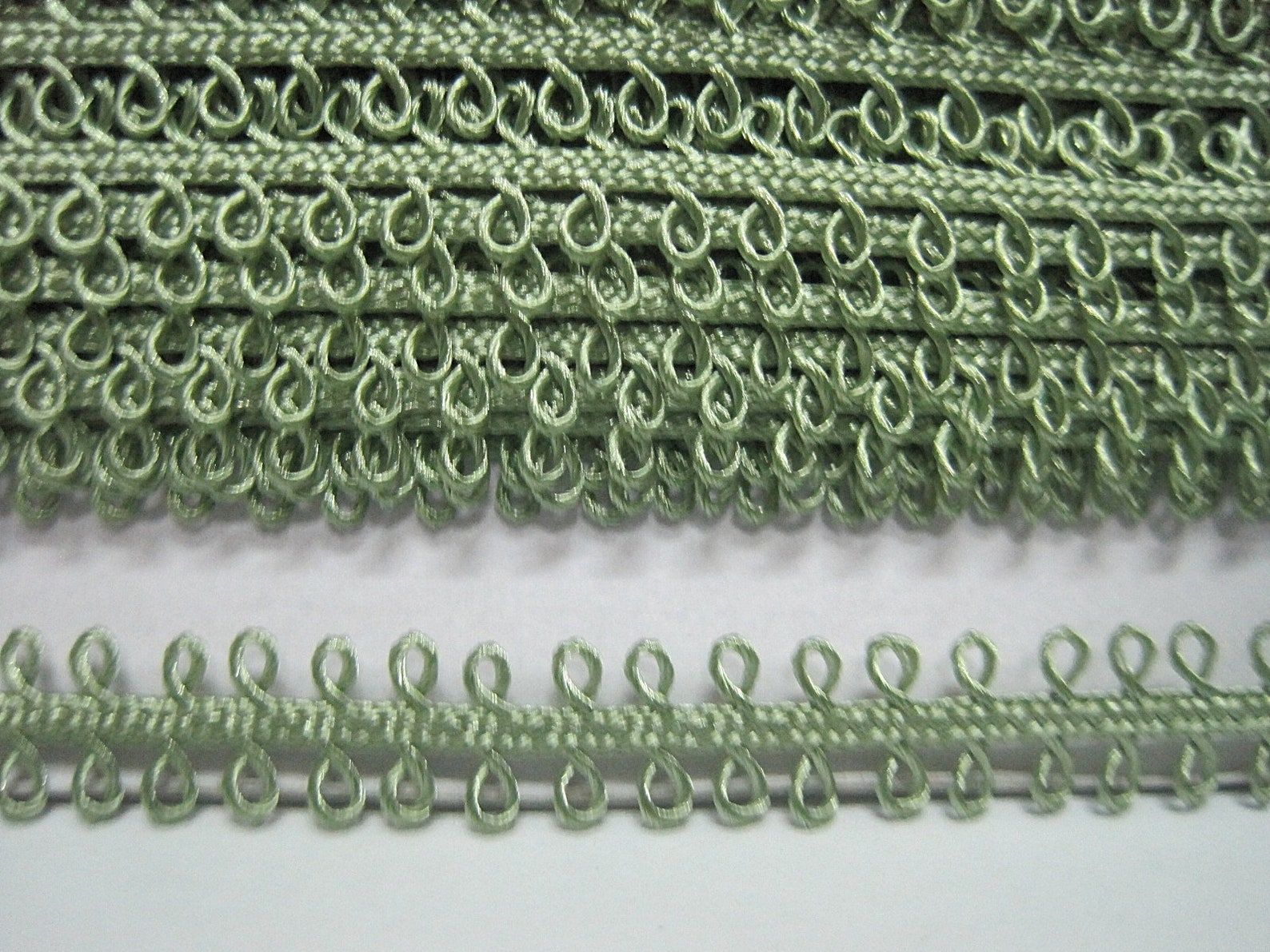 5 yards Olive Green Picot Trim picot edge trim picot edge | Etsy