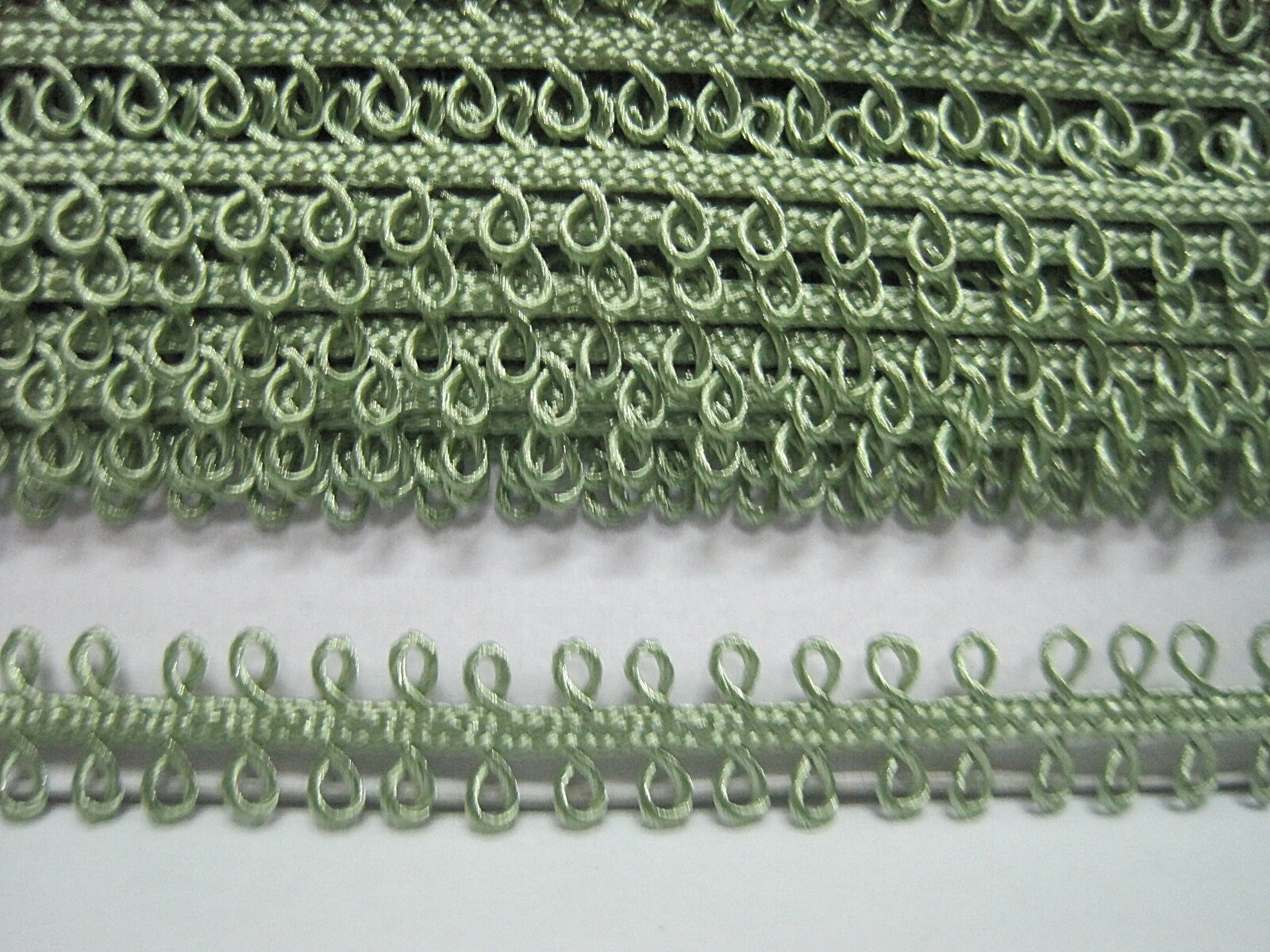 5 yards Olive Green Picot Trim picot edge trim picot edge | Etsy