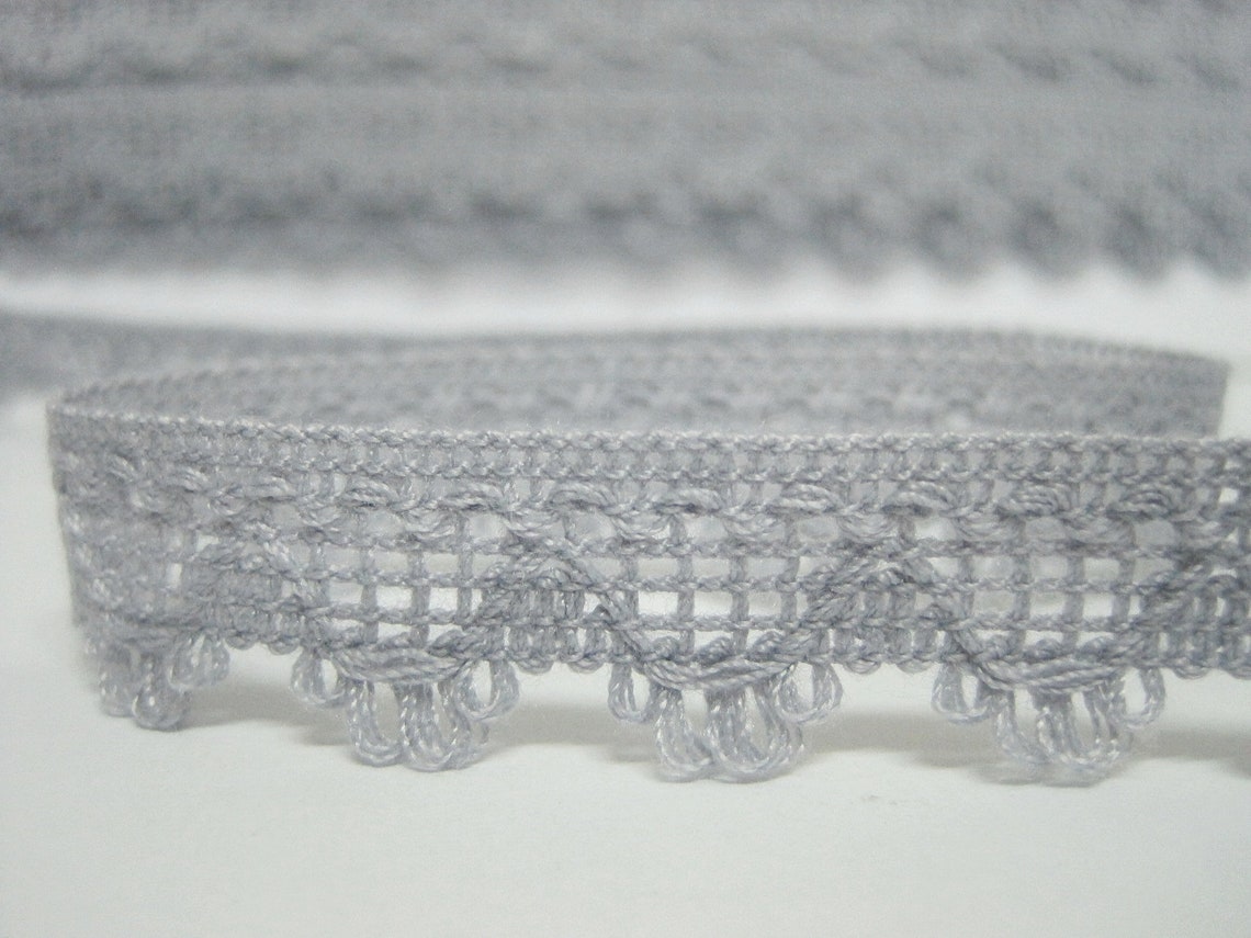 5 Yards 5/8 Silver Lace Trim Lace Trim Lace Trim | Etsy