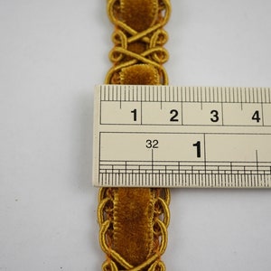 5 Yards 5/8" Classic Gold Braid Trim, Classic Gold Braid Trim, Gimp ...
