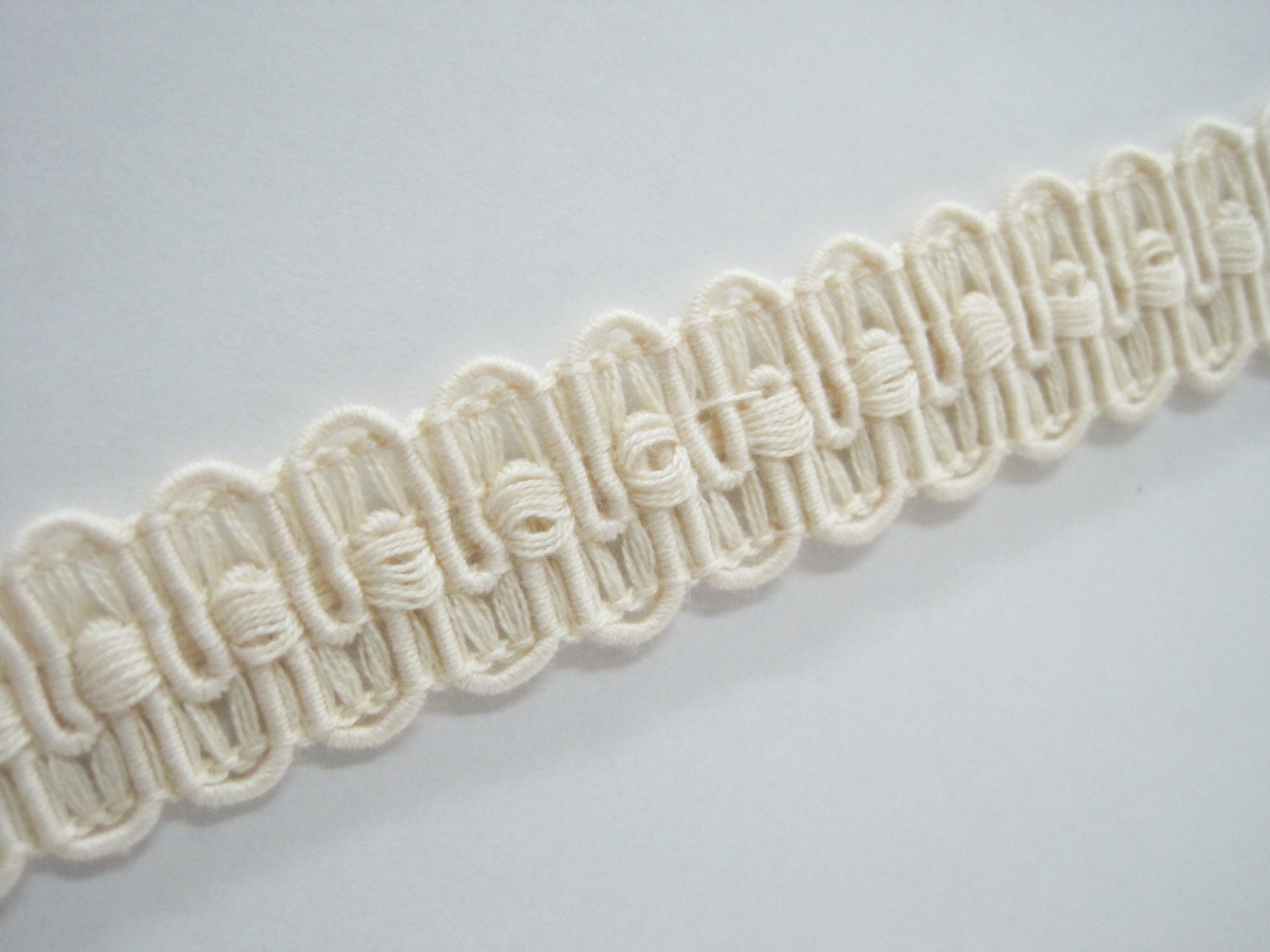 5 yards 100% cotton Cream Braided Trim Cotton Trims | Etsy