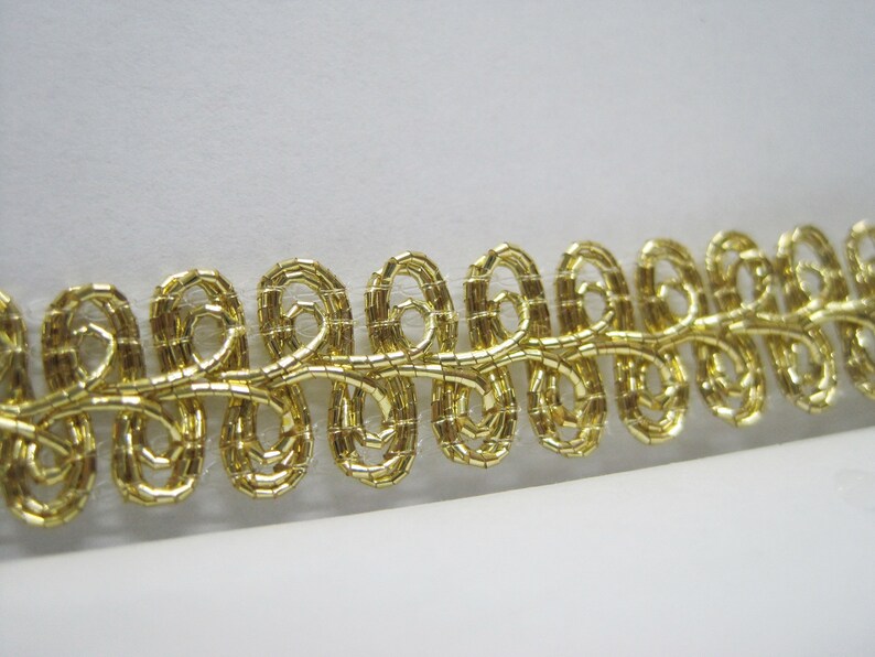 5 Yards 3/8 Light Gold Gimp Braided Trim Gimp Braid | Etsy