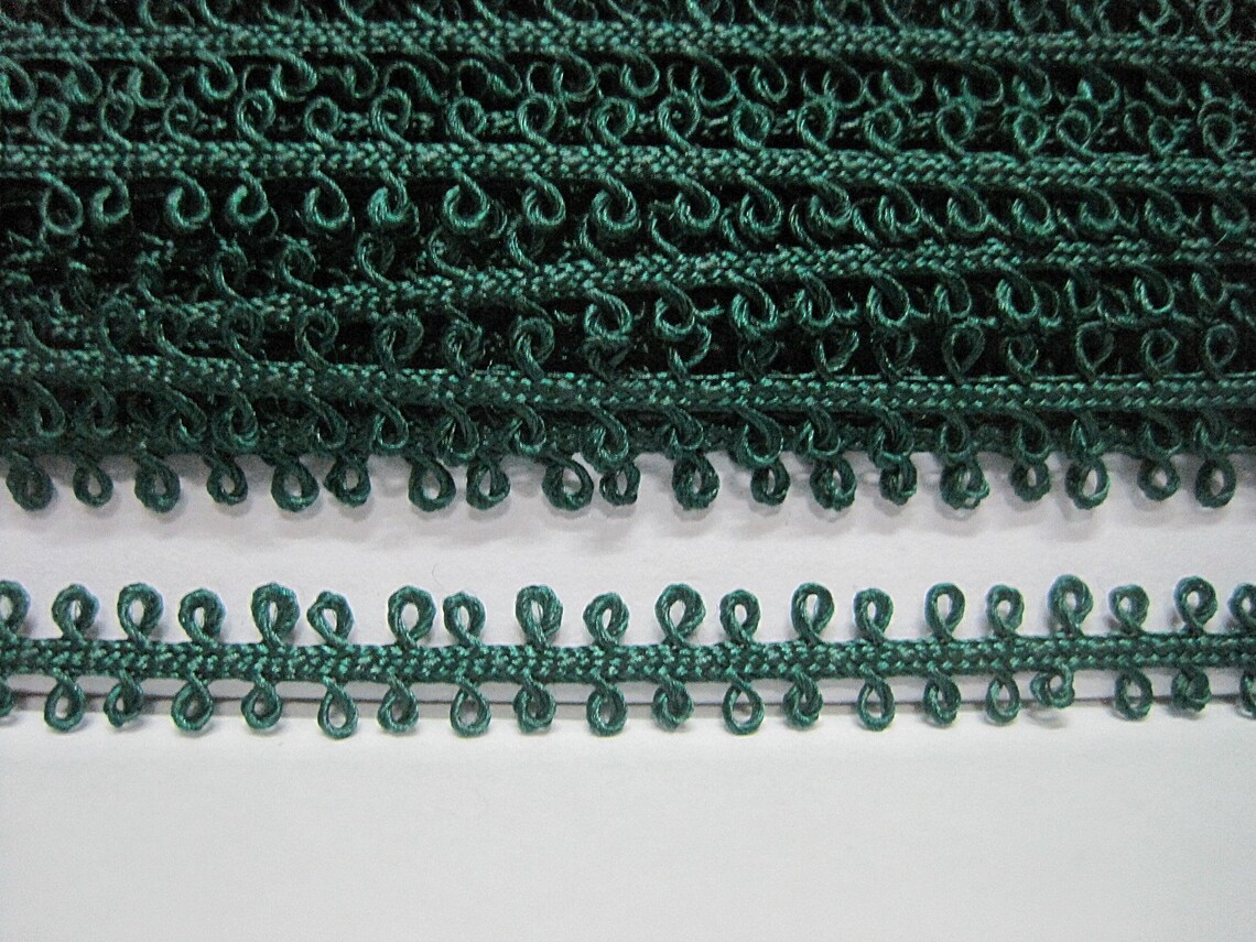 5 Yards Forest Green Picot Trim Picot Edge Trim Picot Edge - Etsy