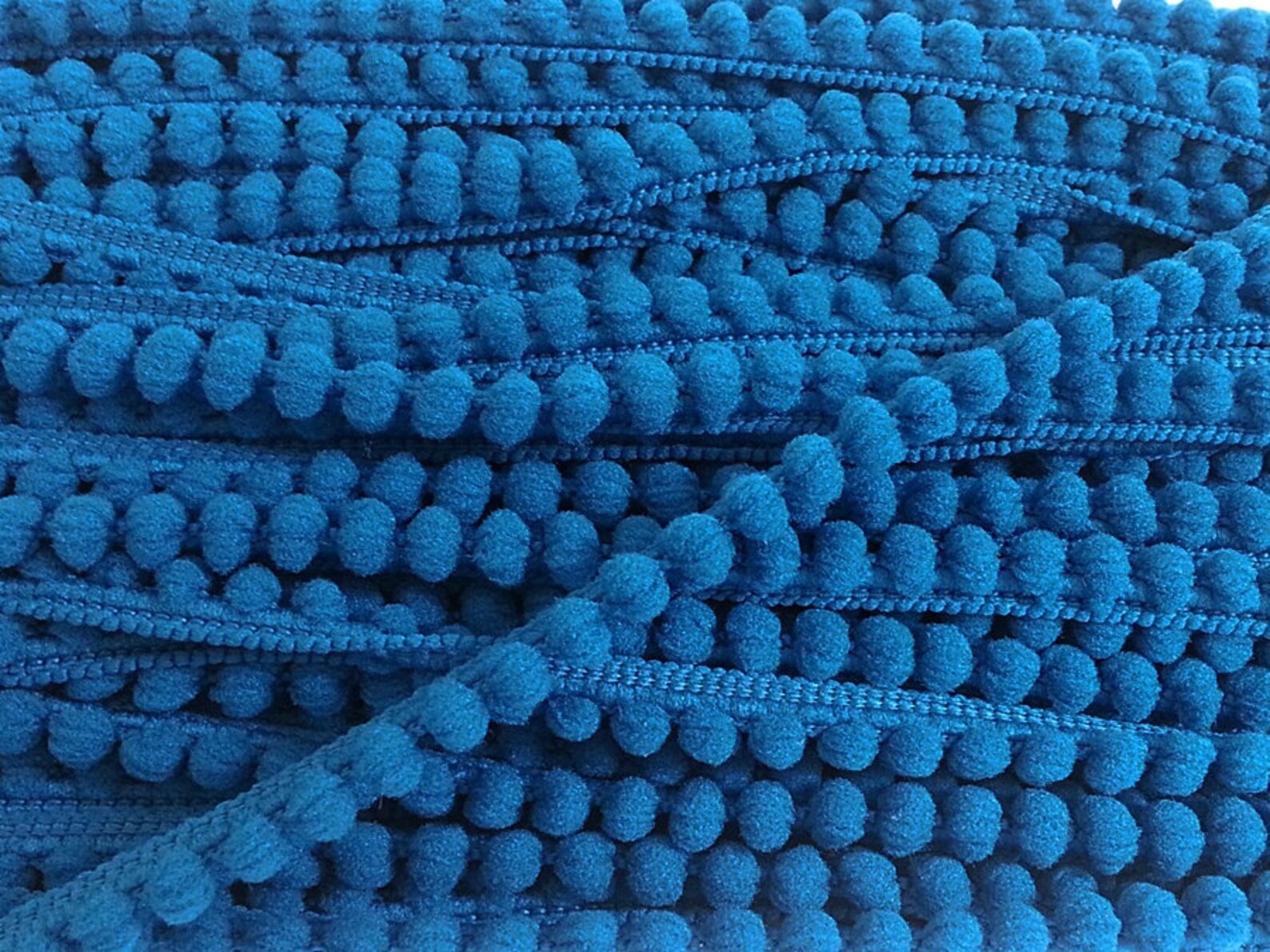 5 Yards Royal Blue Pom Pom Trim (pom Size 0.5 Cm), Mini Pom Pom Trim ...