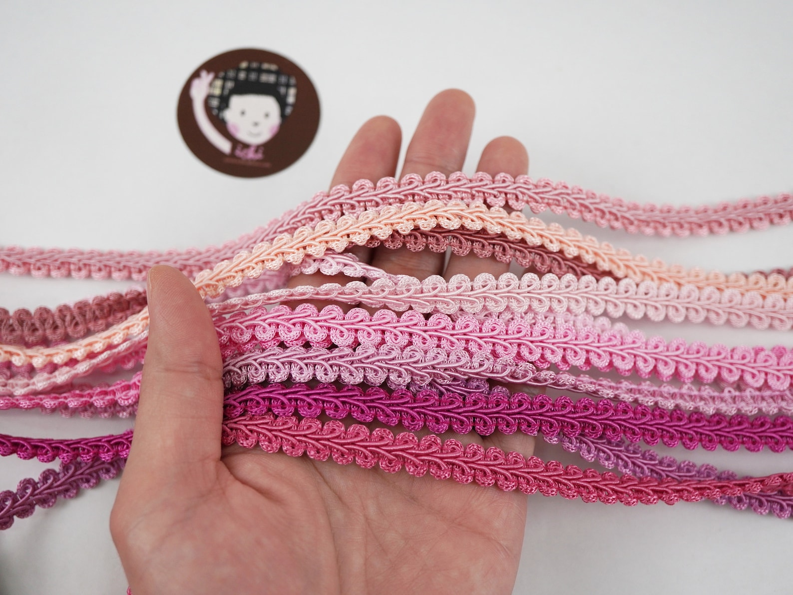 5 Yards 3/8 Rose Pink Gimp Braided Trim Gimp Braid - Etsy