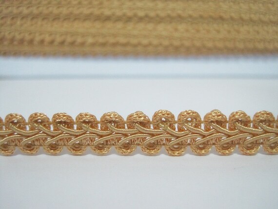5 Yards 3/8 Harvest Gold Gimp Braided Trim Gimp Braid | Etsy