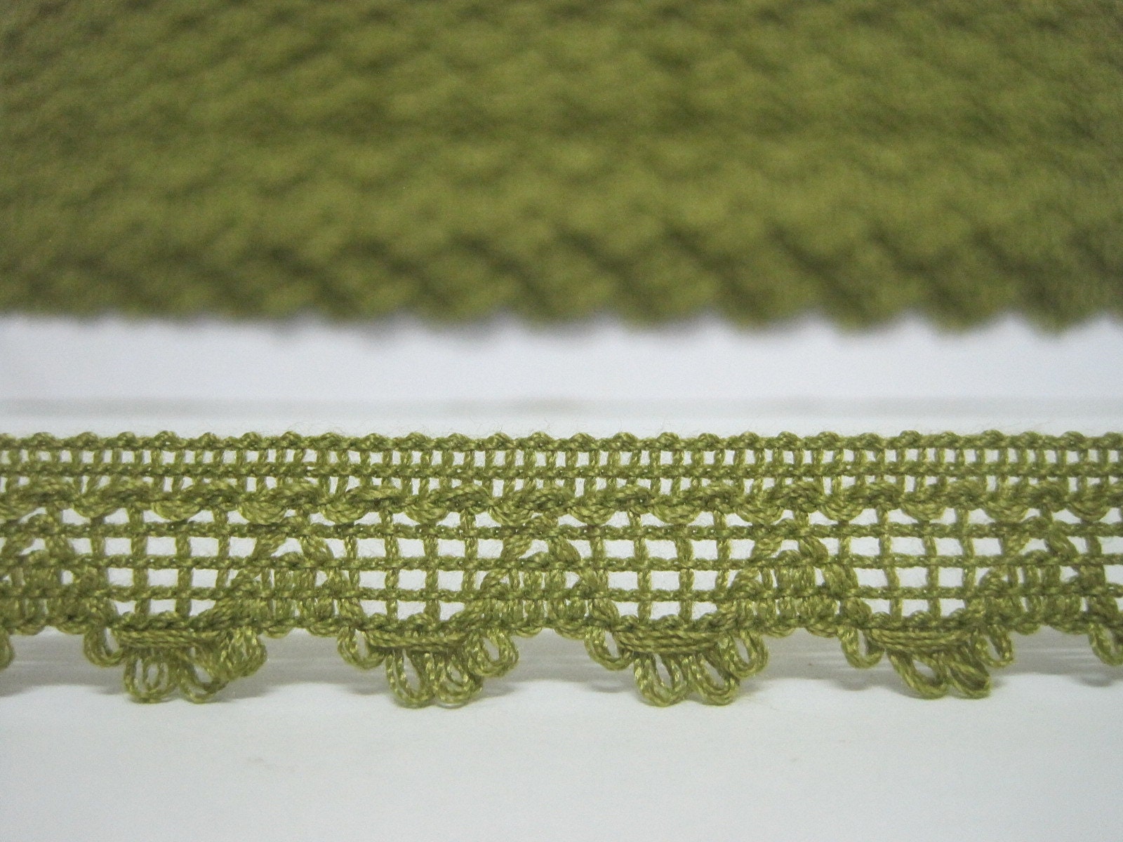 5 yards 5/8 Olive Drab Green Lace Trim Lace Trim Lace | Etsy