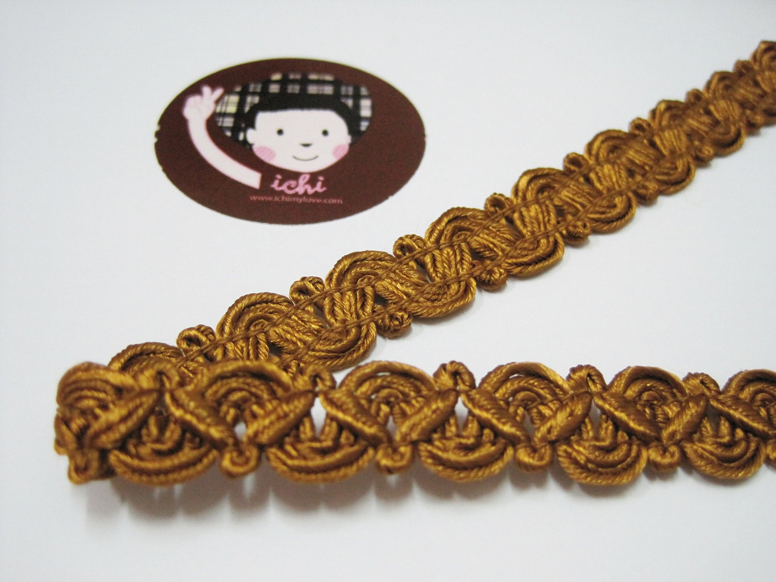 5 yards Golden Brown Braid Braided Trim loop trim braided | Etsy