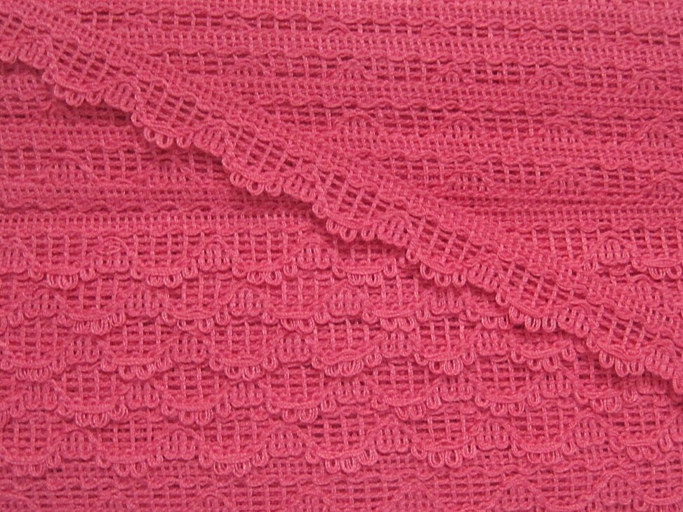 5 Yards 5/8 Shocking Pink Lace Trim Lace Trim Lace | Etsy