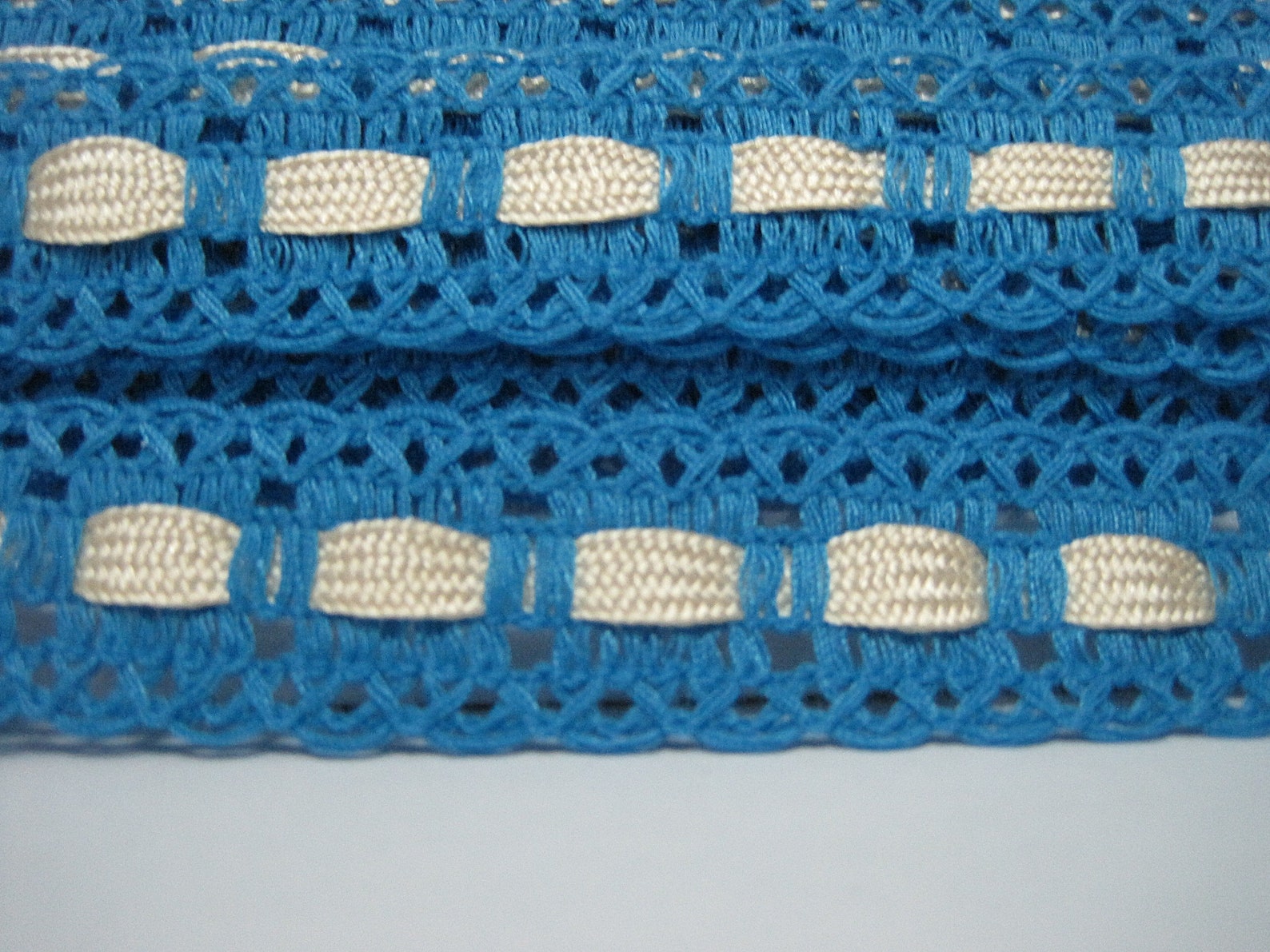 5 Yards Turquoise Lace Trim With Vanilla Ribbon Insert Lace - Etsy