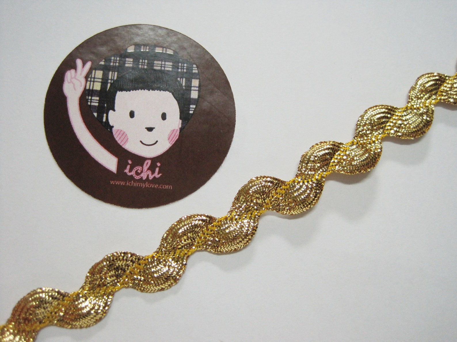 5 Yd 1/2 Light Gold Metallic Rick Rack Trim Gold Trim - Etsy